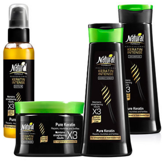 Set Natural Formula Keratin Intense